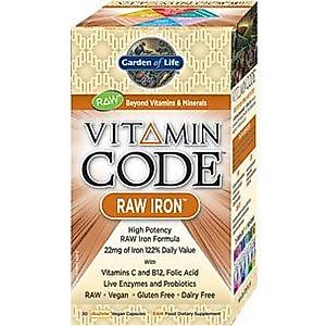 Garden of Life Vitamin Code Raw Iron