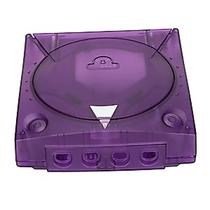 Plastic Shell, Transparent Purple Scratchproof Translucent Case for SEGA Dreamcast DC