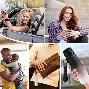 Fishent Stretchy Key Chain, Cute Keychain Wristlet, Woven Wrist Lanyard for Keys, Key Chains for Women Men Car Keys ID Badges Card Wallet Phone