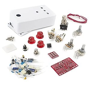 StewMac Screamer Pedal Kit, With White Enclosure (#2350-W)