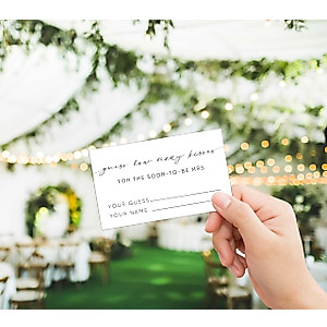 How Many Kisses Bridal Shower Game, Bridal Shower Games, Bridal Shower Decorations, Bridal Party Decorations, Bachelorette Party Games,1 Wooden Play Sign with Stand and 50 Guessing Cards Set