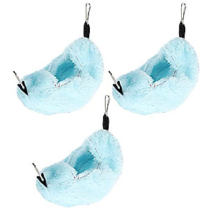 Yuehuam 3Pcs Bird Nest Bed,Parrot Hanging Hammock Snuggle Hut Parrot House Bed Tent Toy for Small Animals Parakeet Budgies Cockatiels