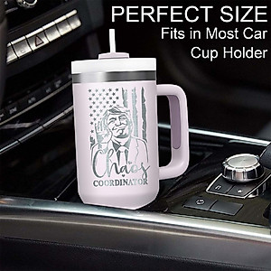 Chaos Coordinator Laser Engraved 40 Oz Tumbler - Handle, Water Bottle - Perfect Gifts for Women