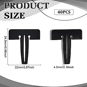 BENECREAT 40Pcs Acrylic Honeycomb Tray Pins, 0.86x0.96inch Laser Engraving Crumb Tray Pins Hold Down Pins with Laser Cutter and Engraver Machine for Accessories Compatible