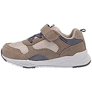 Stride Rite Boy's Made2Play Brighton Athletic Sneaker, Taupe, 13 Little Kid