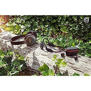 Philips GO A7507 Wireless Sports Headphones with Noise Canceling Pro (ANC), Bluetooth Multipoint and Bone Conduction Microphones for Crystal-Clear Calls, Black