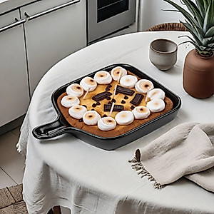 Mesiiloly Food-Shaped Candles - Skillet Cookie Candle with Chocolate & Marshmallows, 5-Wick Large Scented Candle for Home, Unique Birthday & Christmas Gifts for Women