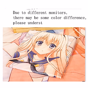 TANGYAN Fluttershy My Little Pony MLP Body Pillow Cover/Case with Zipper Closure Peach Skin 150 x 50cm(59in x 19.6in) Anime Fans Gift Home Room Decor