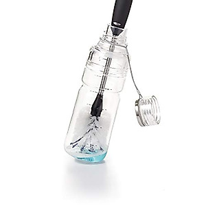 OXO SteeL Bottle Brush,Black,10 In