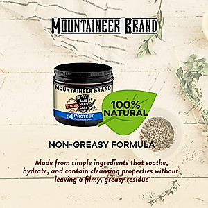 Mountaineer Brand Bald Head Care For Men | Protect Moisturizing Balm | Matte, Smooth, Hydrated, Clean, Scalp and Skin | Non-Greasy Scalp Moisturizer | Natural Botanical Blend | 2oz
