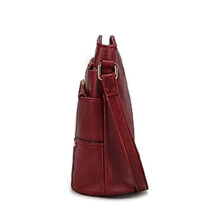 MKF Collection Crossbody Bag for Women, Designer Crossover Lady Shoulderbag Messenger