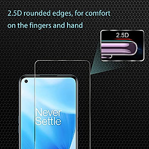 CHRINECY [5 Pack] 3Pack Screen Protector for OnePlus Nord N200 5G with 2Pack Camera Lens Protector, 9H Hardness, Anti-Scratch, Case Friendly, HD Clarity Tempered Glass