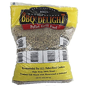 BBQR's PEL-Sug Delight Sugar Maple Flavor BBQ Wood Pellets Grill Fuel with 20 Lb Bag All Natural