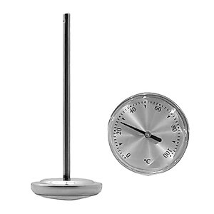 CAZSTYK Stainless Steel Milk Temperature Gauge Practical Kitchen for Baking