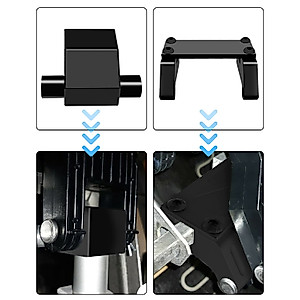 Metal Drive Toggle and Clevis Mount Fit for All La-Z-Boy LazyBoy Lazy Boy Power Recliners Chair, with 2pcs Plastic Split Bushings, Black