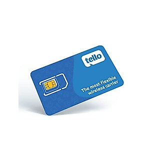 Tello Mobile - Bring Your Own Phone - 3 in 1 GSM SIM Card Kit