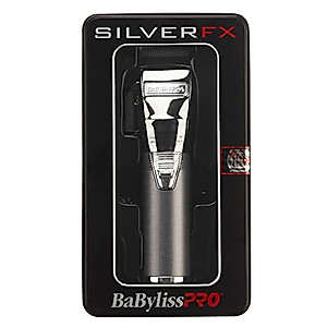 BaBylissPRO Barberology Hair Clipper For Men FX870S SILVERFX Cord/Cordless Professional Hair Clipper