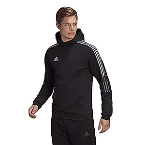 adidas mens Tiro 21 Sweat Hoodie Black Small