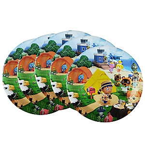 30 pcs Animal Crossing party plate ,Animal Crossing themed party supplies