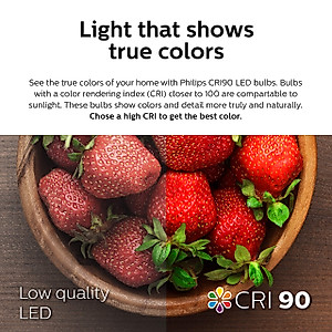 Philips LED 3-Way Flicker-Free A21 Bulb, EyeComfort Technology, 2150/1600/620 Lumen, Soft White Light(2700K), 150/100/50 Watt Equivalent, E26 Base, Title 20 Compliant (California Only), Pack of 4