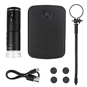 SDGH 1000X Digital Microscope 1080P high-Definition Microscope Smart Phone Camera Video for PCB Welding Slideshow Viewing etc (Color : Type C, Size : See Figure)