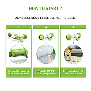 PETGEEK Training Dog Treat Dispenser & Automatic Interactive Dog Toy, Dog Toys Self Play for Entertainment Memory Training Toy, Interactive Dog Toys for Small Medium Large Dogs