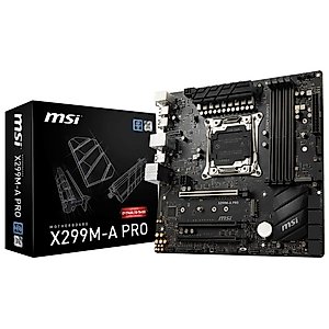 Msi X299M-APRO X299m A Pro, Black