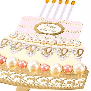 PAPYRUS Fabulous Pearl Birthday Cake Card