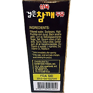 Sahmyook Black Sesame Soy Milk, 6.42 Fl. Ounce (Pack of 16)