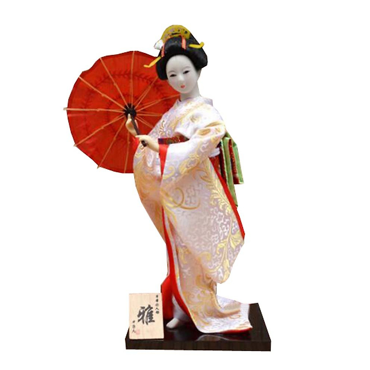 DRAGON SONIC 12inch Japanese Beautiful Kimono Geisha/Gifts/Decoration/Art Craft Collection,C