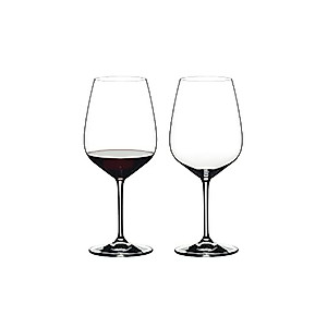 Riedel Heart to Heart Cabernet Sauvignon Glasses, Set of 2, Clear, 28-1/4-Oz -