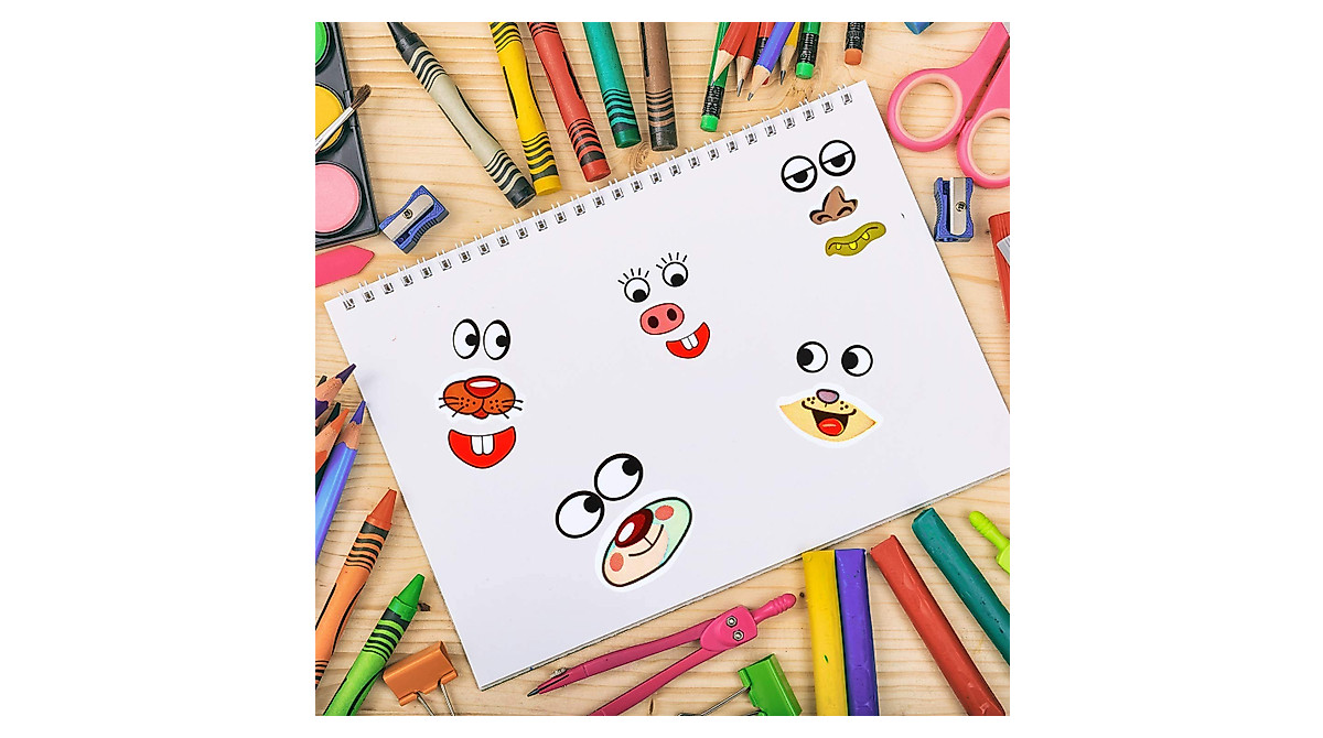 YTYKINOY Cute Colorful Stickers - 3000pcs for Crafts