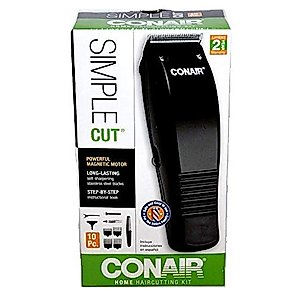 Conair Simple Cut 10pc Ki Size 1ct Conair Simple Haircut Kit 10pc