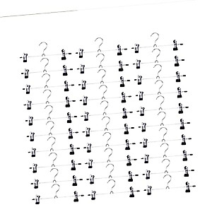 Holibanna 60pcs Socks Hanger Trouser Hangers Space Saving Hanger Nonslip Hangers Retractable Clothes Rack Multifunctional Pants Rack Clip Hanger Simple Hanger Clothes Hanger with Clips Jeans