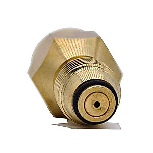 YOUHO Propane Tank Adapter Universal Safest Propane Refill Adapter for Throwaway Disposable Bottle - 100% Solid Brass Regulator Valve Accessory for All 1 LB Tank Small Cylinders