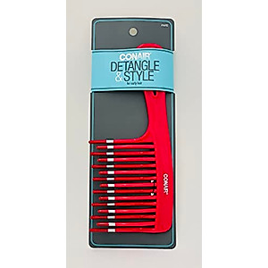 Conair Styling Essentials Style & Detangle Comb 1 ea (Pack of 3)