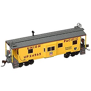 Bachmann Bay Window Caboose Caboose, Prototypical Yellow