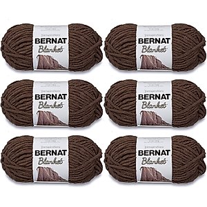 Bernat Blanket Yarn, 5.3oz, 6-Pack (Taupe)