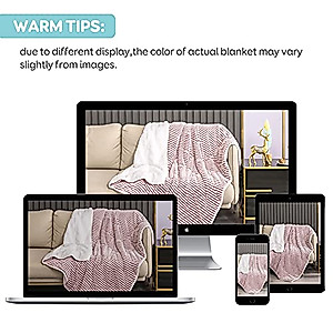 Sherpa Weighted Blanket - Adult Fuzzy Weighted Blanket 20lbs for Men & Women, Super Soft & Warm Fleece Weighted Blanket to Help with Fast Sleep 60"x80", Burgundy by Topblan