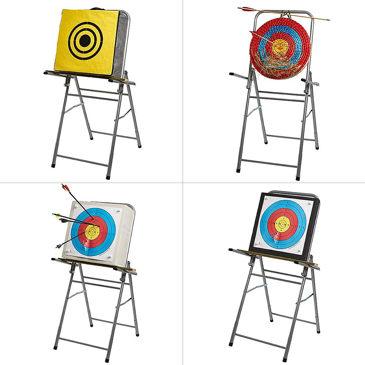 TOPARCHERY Archery Target Stand for Bag Targets EVA Foam Targets Adjustable Portable Target Stand for Outdoor Practices Multi-application Archery Backstop