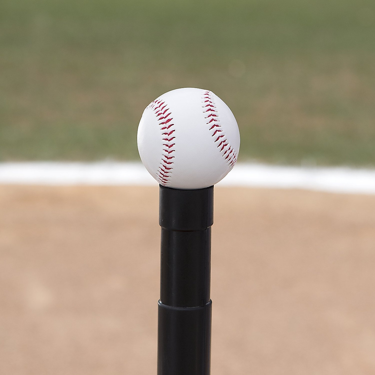 Champion Sports Deluxe Batting Tee - Mounted Adjustable Telescopic Batting Tee