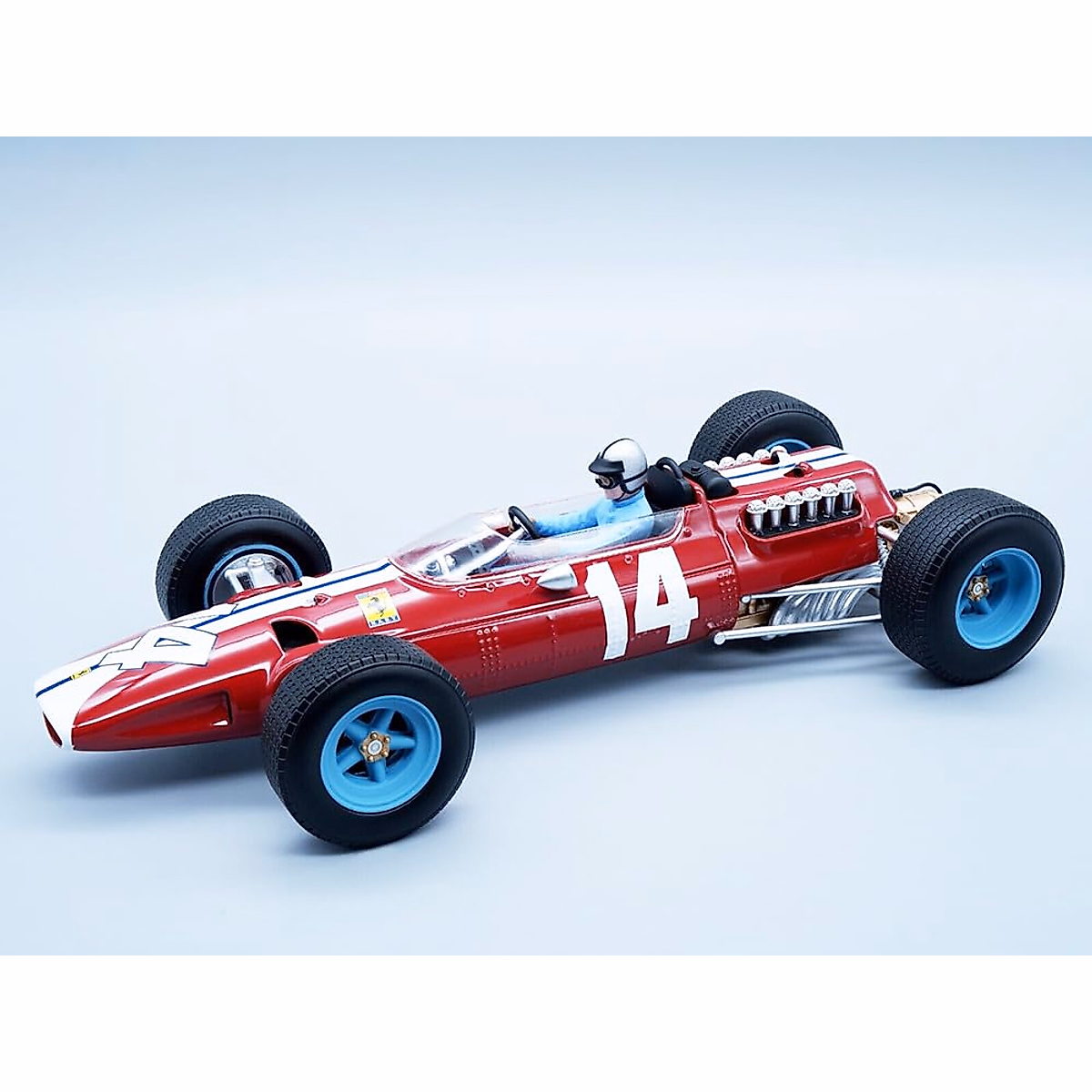 512#14 Pedro Rodriguez Formula One F1 United States GP (1965) with Driver Figure Mythos Series Limited Edition to 90 Pieces Worldwide 1/18 Model Car by Tecnomodel TMD18-98D