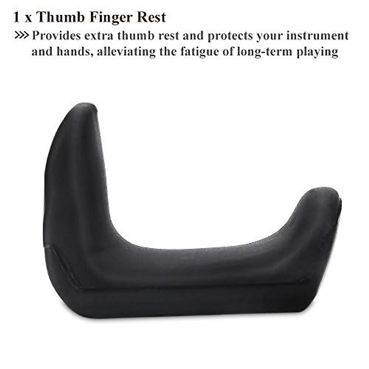 Thumb Rest Cushion, Rubber Clarinet Thumb Rest for Oboe Clarinet Instruments within 1.45-1.75cm(3.5mm)