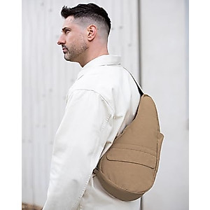 AmeriBag Classic Healthy Back Bag Distressed Nylon Small (Taupe)