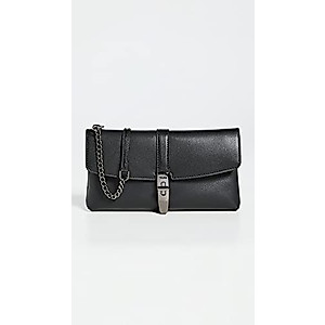 TUMI Women's Lisbon Crossbody Clutch, Black, One Size