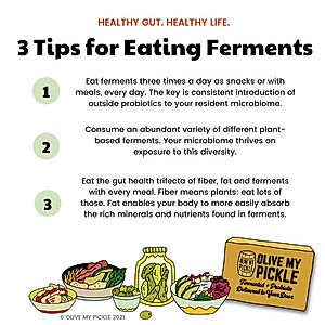 Olive My Pickle Fermented Kimchi Variety Pack - 48 Ounces | 3-Pack Bundle of Classic, Cucumber, and Daikon Radish Kimchi | Fresh & Flavorful Korean Food with Natural Probiotics for Gut Health - Perfect for Ramen & Spicy Noodles