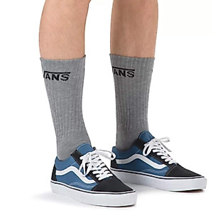 Vans | Classic Crew Socks, 3 Pair Pack (Assorted - Black, Grey, White, 9.5-13)