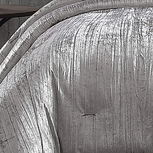 Riverbrook Home Turin Comforter Set, Queen, Silver, 7-Piece Set
