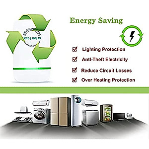 Stop Energy Watt Electric Pro Power Saver - Smart Energy Saver Device Electricity Saving Box - Household Office Market Device Electric Smart US Plug 90V-250V 30KW Power Factor Savers (4 Pack)