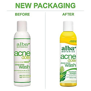 Alba Botanica Acnedote Maximum Strength Deep Pore Wash, 6 Oz
